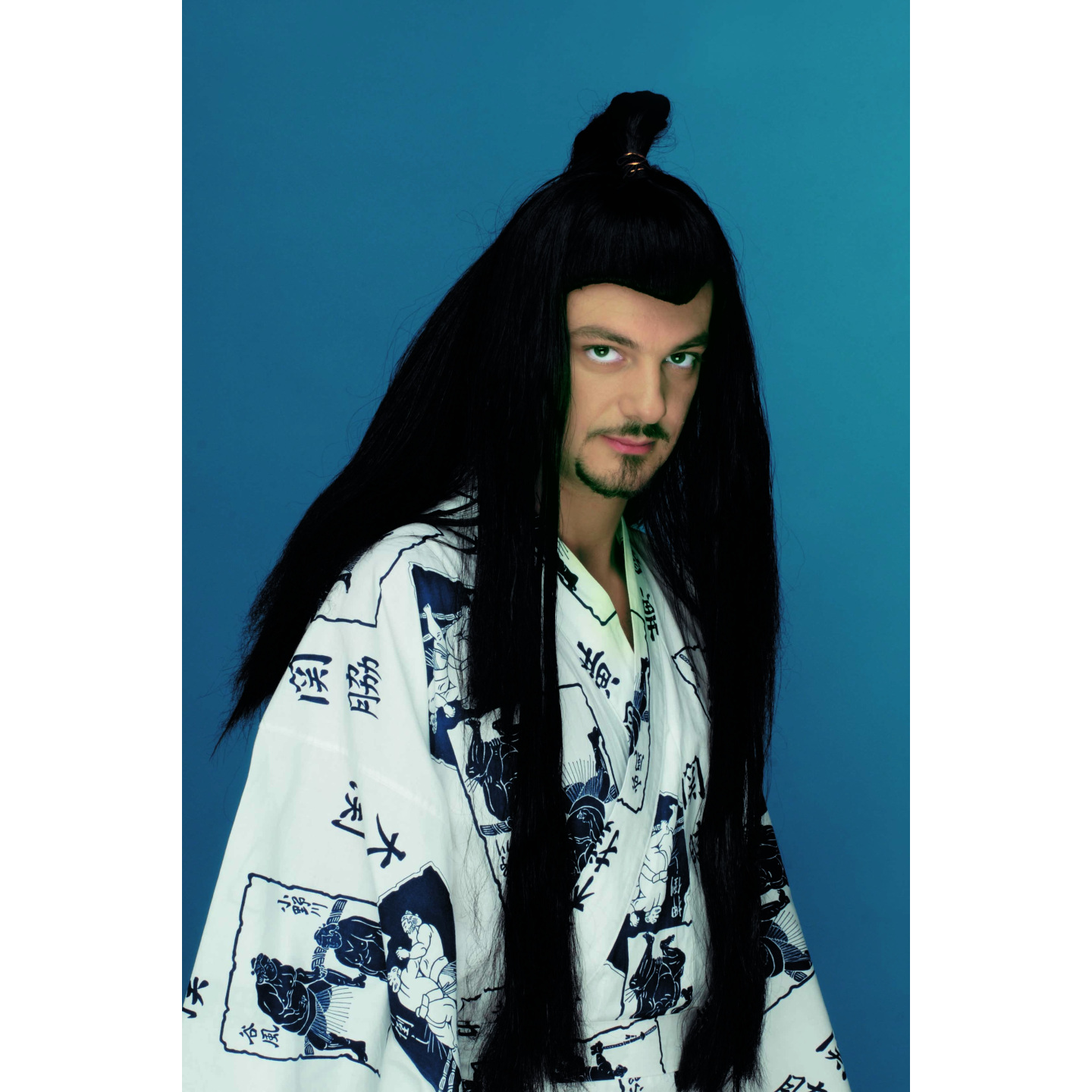Samurai Cosplay Wig - Authentic Japanese Elegance - Ideal for Parties ...